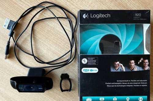 Веб-камера Logitech HD PRO c920 1080p как новая