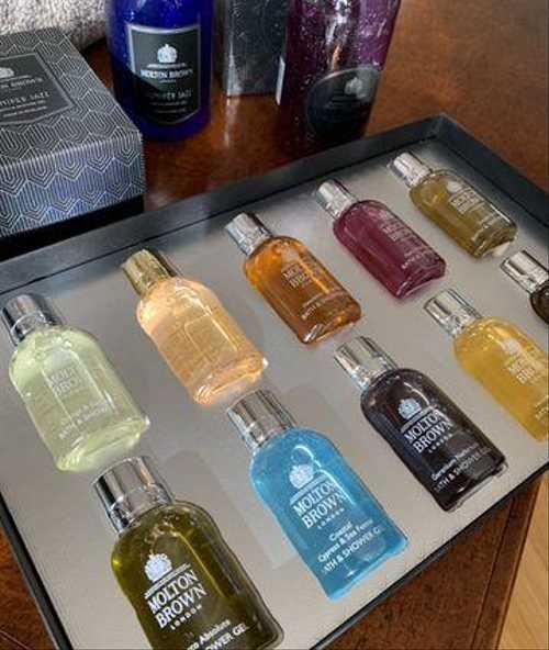 Molton brown набор гелей подарочный Англия