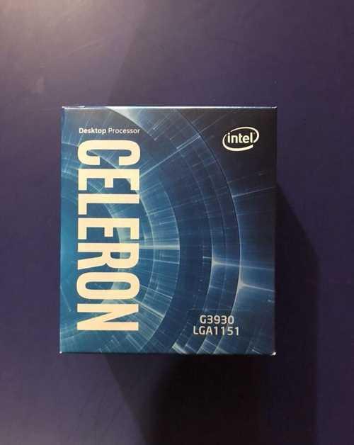 Процессор intel Celeron G3930, BOX
