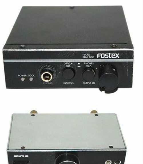 Цап Fostex HP-A3 и мини-усилитель Scythe SDA-1000