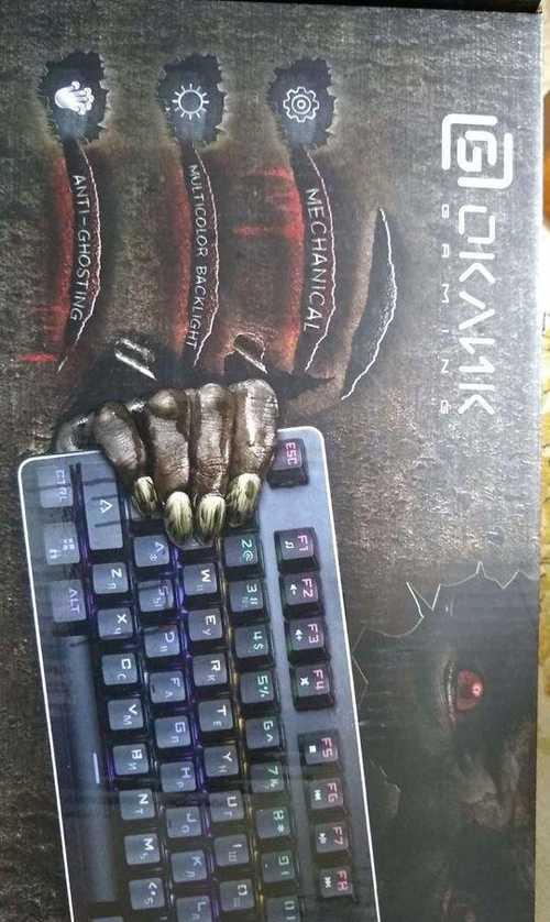 Игровая механическая клавиатура Oklick 990G rage