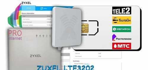 Роутер zuxel LTE3202-M430 agata-F mimo 2x2