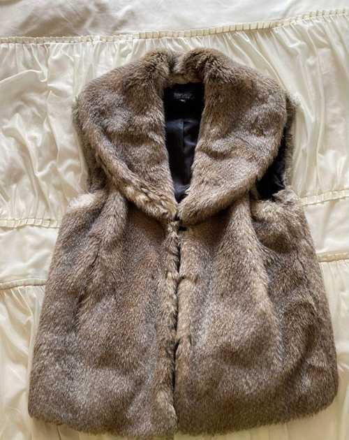 Меховая жилетка Topshop