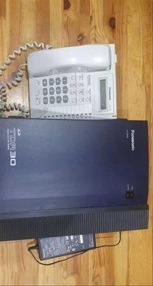 Атс Panasonic KX-TDA30 + сис тел Panasonic KX-T773