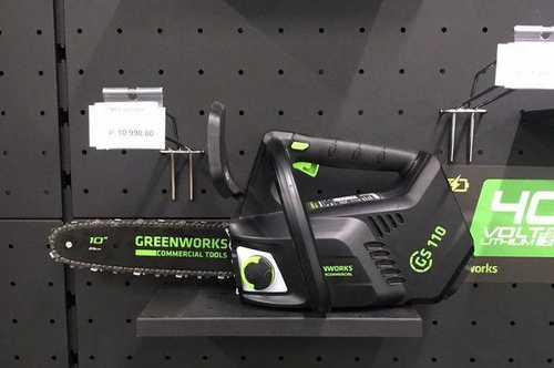 Пила цепная аккумуляторная G-MAX 40V greenworks