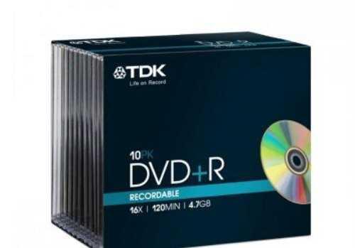 Диски TDK DVD+R 4,7 GB /120 min /16X