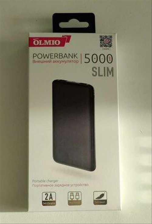 Новый powerbank Olmio 5000 slim