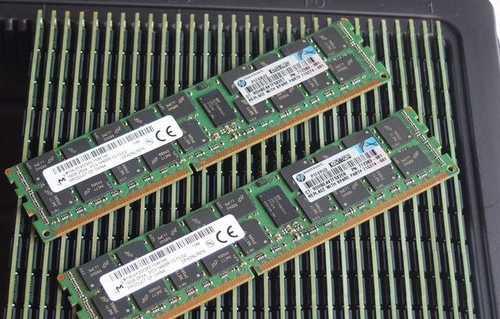 16Gb Серверная память ddr3 1866MHz HP 712383-081