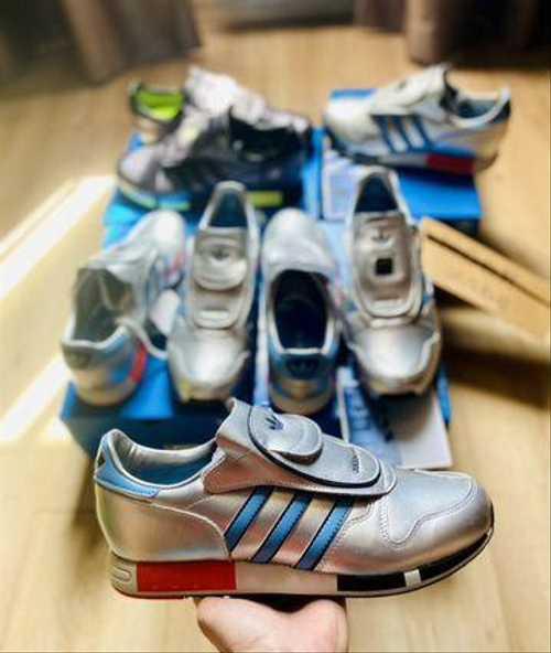 Adidas кроссовки micropacer og silver 2021 оригина