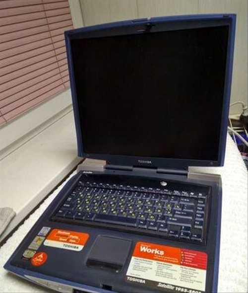 Древний ноутбук toshiba A2000
