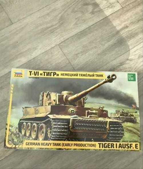 Модель тяжелого немецкого танка T-VI «Тигр»