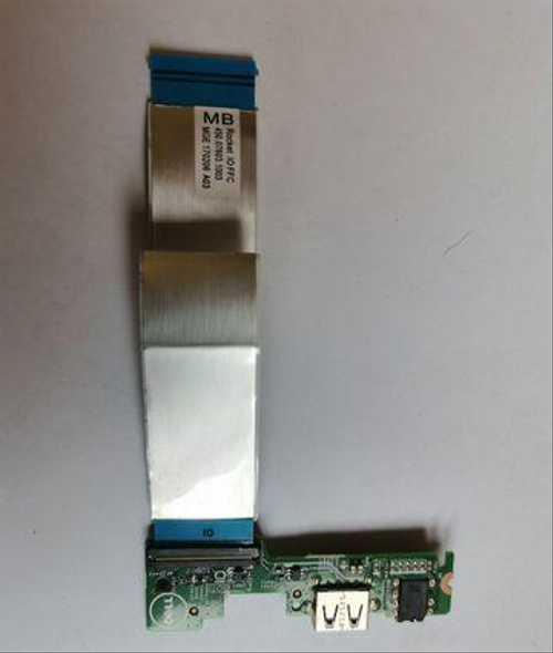 Порт зарядки с USB и шлейфом dell Inspiron P24T