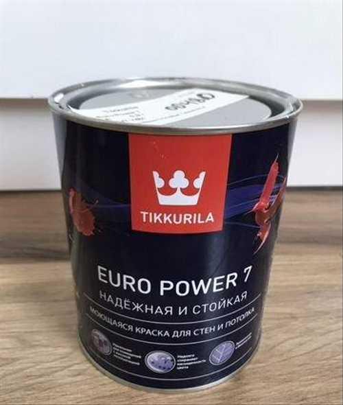 Краска Tikkurila Euro Power 7