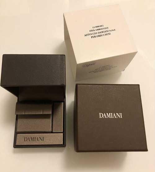 Damiani новая коробка футляр под серьги, подвеску