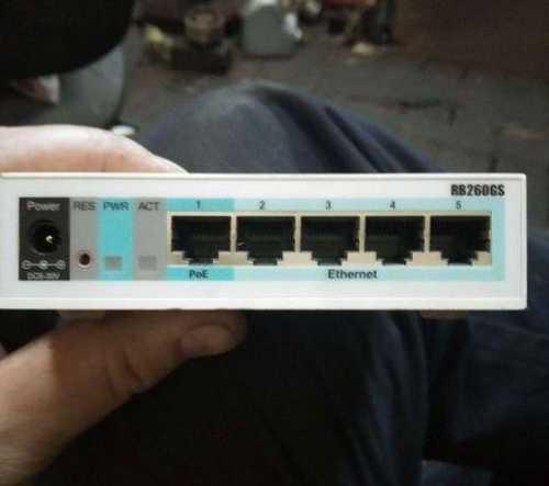 Коммутатор mikrotik RB260GS