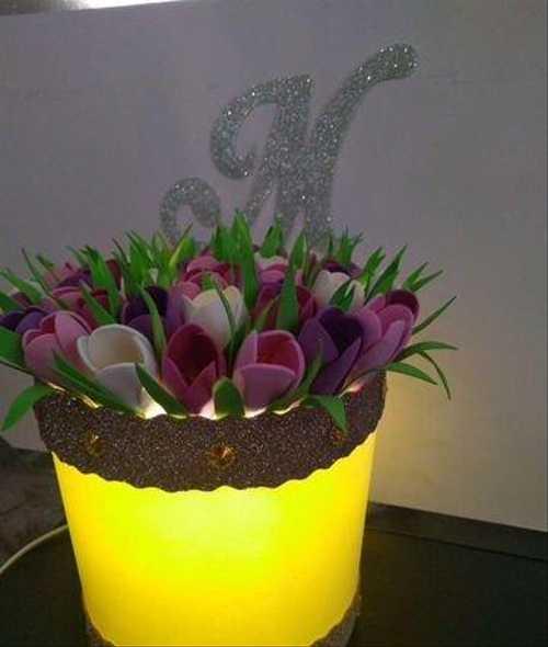 Светильник тюльпаны
