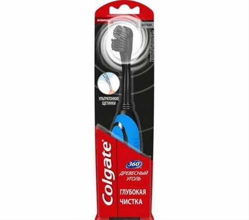 Электрическая зубная щётка Colgate 360 Древесный уголь CN07553A, Синий