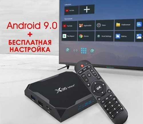 Smart TV приставка X96 Max Plus + Настройка
