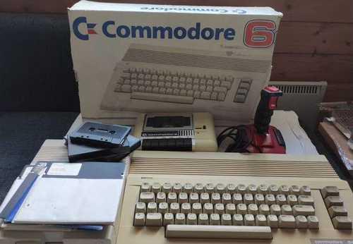 Отличный набор Commodore C64C + FDD+ Dataset+много