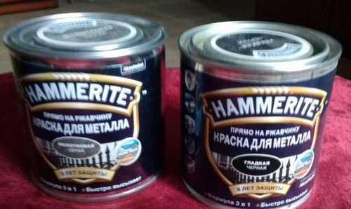 Краска по металлу и ржавчине Hammerite