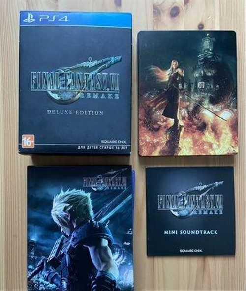 Final Fantasy VII Remake Deluxe Edition ps4
