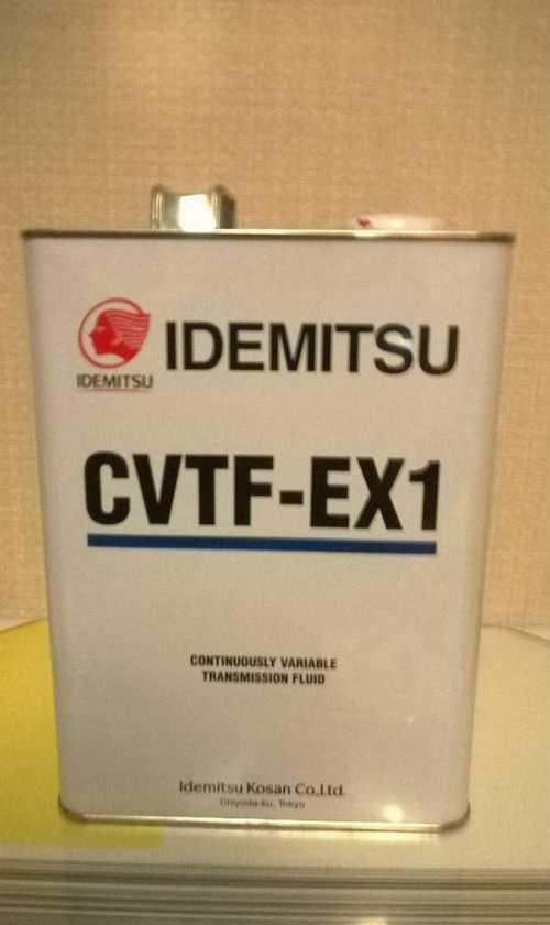 Cvtf wcf 1. Idemitsu CVTF ex1. Масло трансмиссионное CVTF-ex1. Idemitsu CVTF 4л жестяной банке. Масло идемитсу вариатор CVTF-ex1.