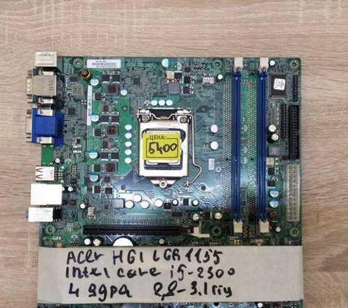Связка: Acer H61, LGA1155+Intel Core i5 - 2300