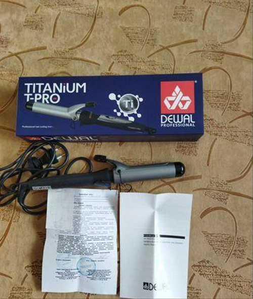 Щипцы для завивки волос Dewal TitaniumT Pro 33м