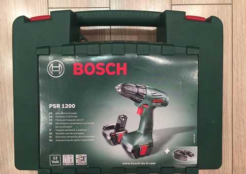 Дрель - шуруповёрт bosh PSR 1200