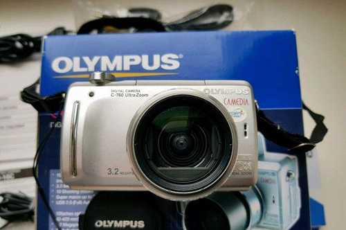 Olympus C-760 UltraZoom и аквабокс Olympus PT-022