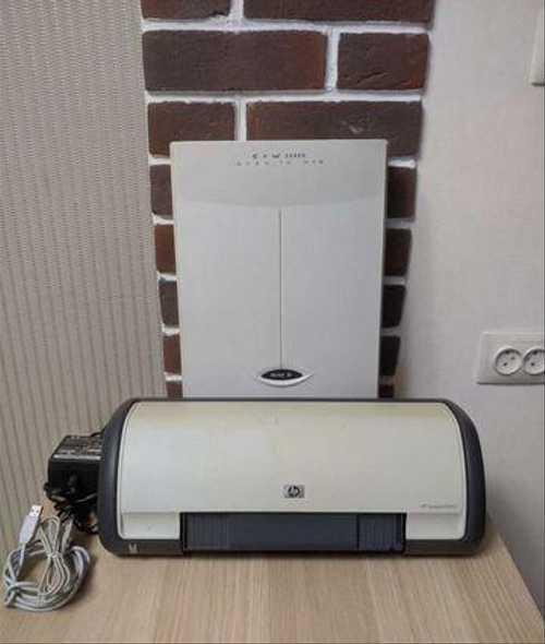 Принтер HP Deskjet D1460 и сканер BenQ s2w 3300u