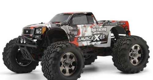 Р/У Монстр двс HPI Savage X 4.6 Big Block 4WD rc