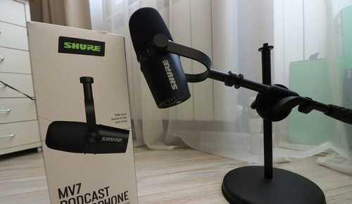 Usb микрофон shure motiv MV7 новый чек гарантия