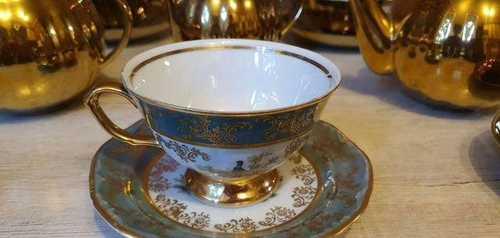 Чашка с блюдцем королевский чешский фарфор