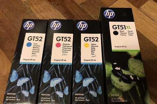 Набор чернил GT51 GT52 для HP tank краска картридж