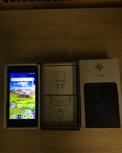 Смартфон dexp BL150 8 гб черный