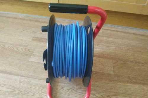 SDI кабель 3G 50м на катушке синий