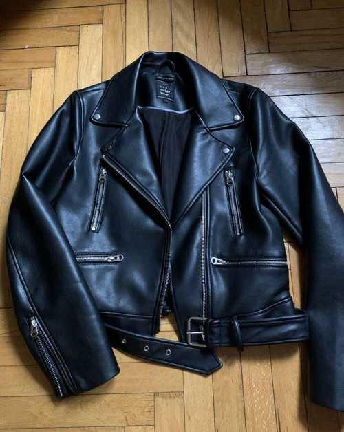 Куртка косуха кожанка Zara