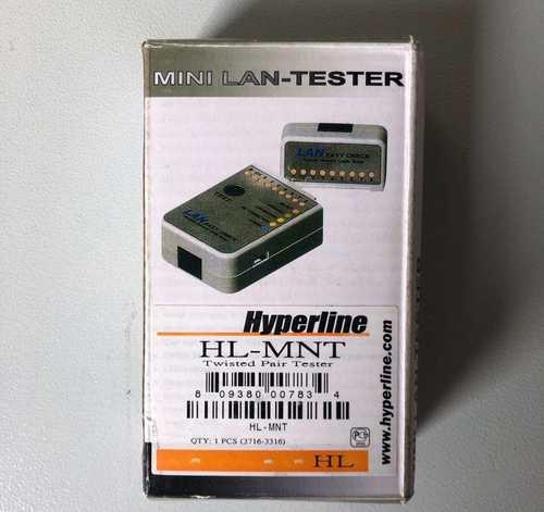 Lan Тестер для витой пары Hyperline HL-MNT