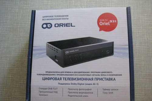 Цифровая телевизионная приставка oriel 931