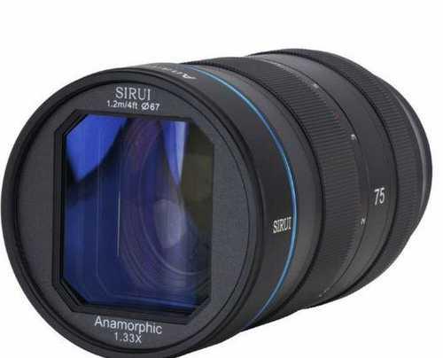 Объектив Sirui 75mm f/1.8 Anamorphic E-mount