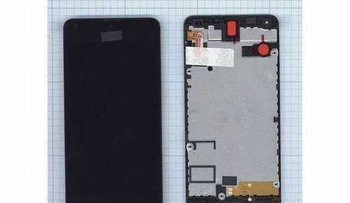 Дисплей + тачскрин для Microsoft Lumia 550 черный