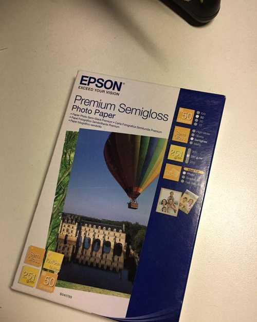 Фотобумага Epson Premium Semigloss 10x15 50 листов