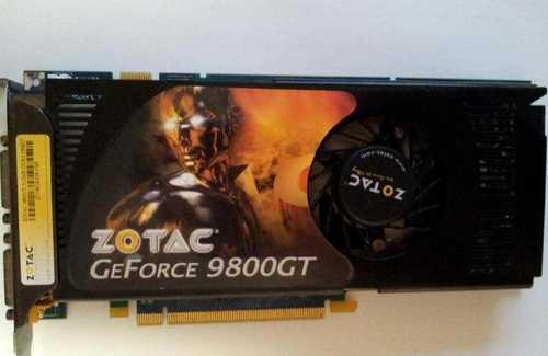 Видеокарта zotac GeForce 9800GT