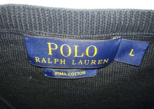 Sweater Polo by Ralph Lauren Pima Cotton L Свитер