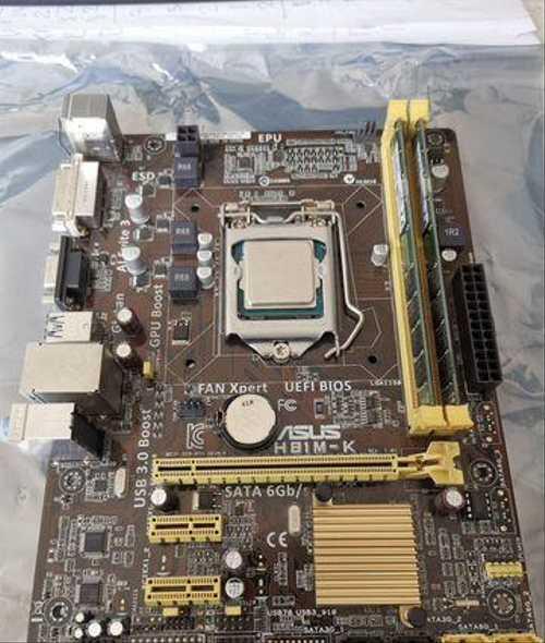 Core i5-4460 m/b Asus H81M-K Kingston KVR16LN11/8