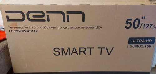 4К smart tv Denn 50"(127 см)