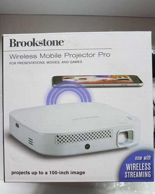 Новый проектор Brookstone WirelessMobile Projector