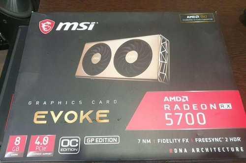 Видеокарта MSI AMD Radeon RX 5700 evoke GP OC 8GB