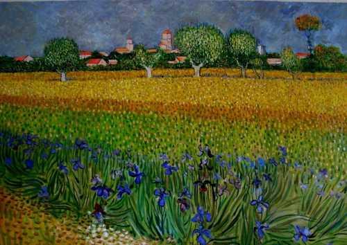Van Gogh ирисы ван-гог виноградники подсолнухи